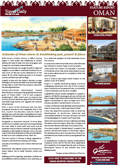 Oman shares its breathtaking past, present and future