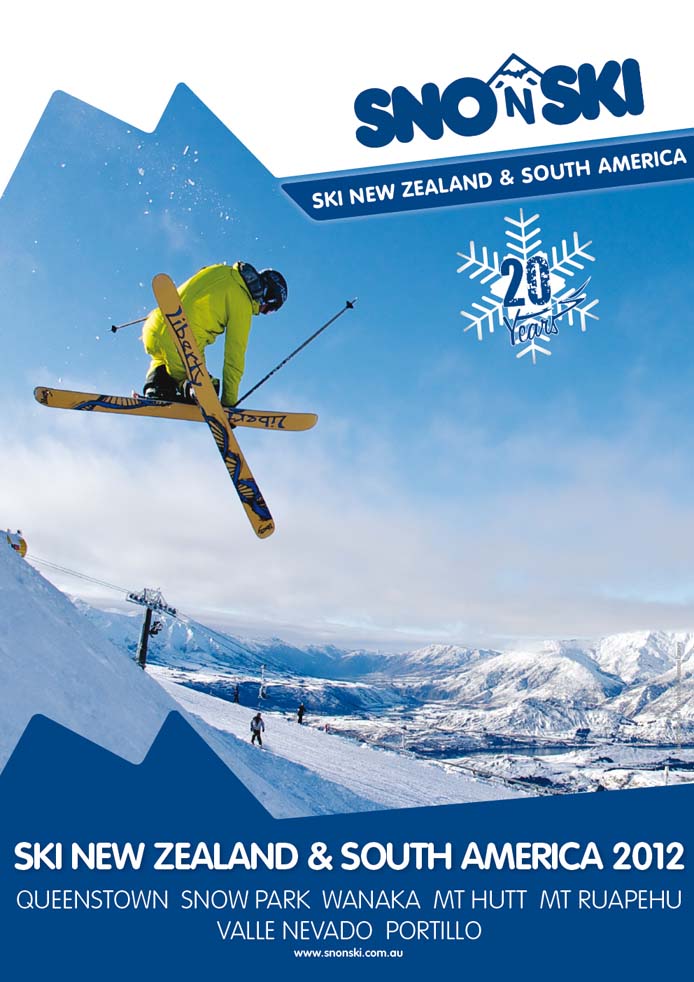 Travel Daily | Sno'n'Ski 2012 Ski New Zealand & Sth America Brochure
